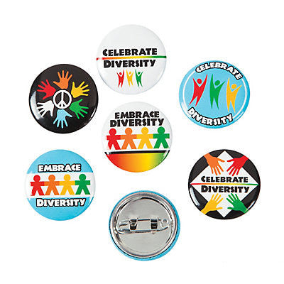Value Diversity Pin - iCelebrateDiversity.com